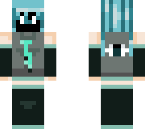 Weirdcore Hatsune Miku | Minecraft Skin
