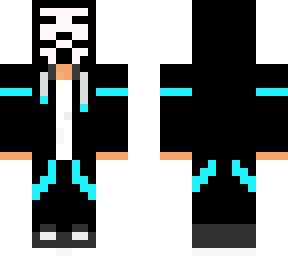 blue hacker | Minecraft Skin