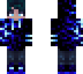 blue lightning | Minecraft Skin