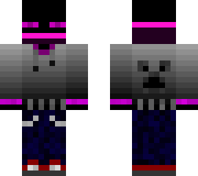 Enderman Gray Gradient | Minecraft Skin