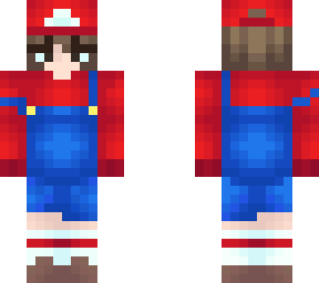 Girl Mario | Minecraft Skin
