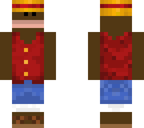 black luffy | Minecraft Skins