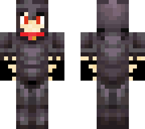 netherite armor and cool skin under it | Minecraft Skin
