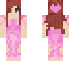 pink dress | Minecraft Skin