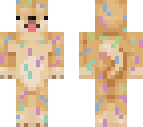 Sprinkle covered doge | Minecraft Skin