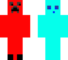 the mobs colored | Minecraft Skin