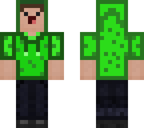 Zombey green hoodie | Minecraft Skin
