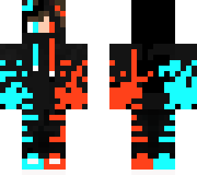 blue and red | Minecraft Skin