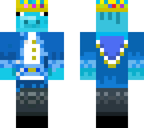 blue technoblade | Minecraft Skin