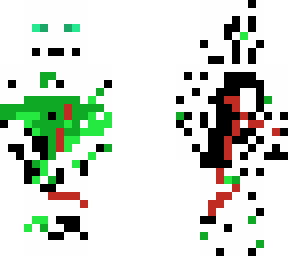 Corrupted white entity | Minecraft Skin