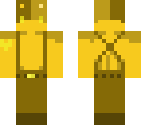 Golden Agent Meowscles | Minecraft Skin