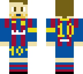 Lionel Messi Home Kit 2020-2021 | Minecraft Skin