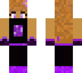 Purple nether girl!!!! | Minecraft Skin