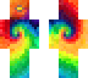 Rainbow Swirl | Minecraft Skin