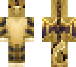 Sandwing / Nightwing Hybrid - Aardwolf | Minecraft Skin