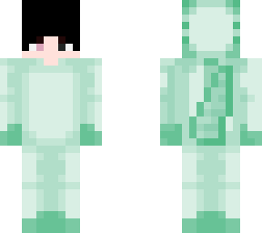 Spring Green Axo | Minecraft Skin