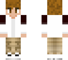 TommyInnit With Black Shirt and Brown Hair | Minecraft Skin