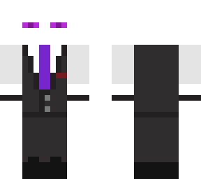 White ghost in waistcoat | Minecraft Skin