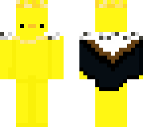 Yellow duck KING | Minecraft Skin