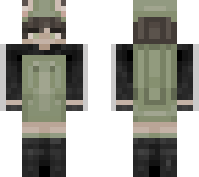 aesthetic frog boy | Minecraft Skin