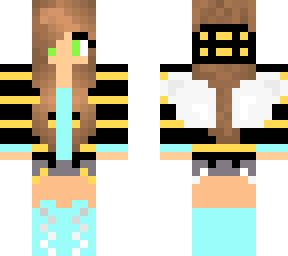 Bee Girl Minecraft Skin. | Minecraft Skin