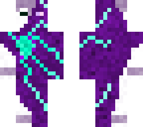 Corrupted Skeleton | Minecraft Skin