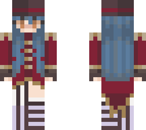 Ringmaster skin orange eyes | Minecraft Skin