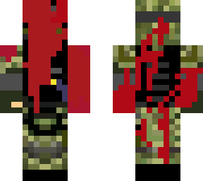 Scp-610 infected russian soldier | Minecraft Skin