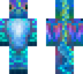 Seawing / Rainwing Hybrid - July | Minecraft Skin