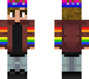 Bi Flag and Pride Bands | Minecraft Skin