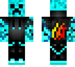 BLUE PRESTON PLAYZ CREEPER | Minecraft Skin