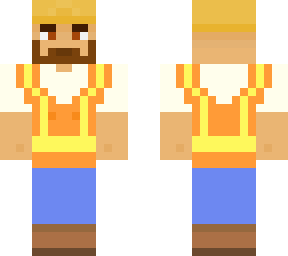 Construction worker | Minecraft Skin