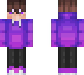 Cool Purple Boy | Minecraft Skin