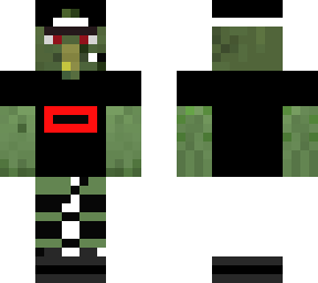 Gamer Zombie Villager | Minecraft Skin