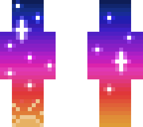 Glowing sunrise | Minecraft Skin