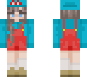 Ice Mario Girl | Minecraft Skin