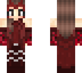Matte024 Edited Scarlet Witch | Minecraft Skin