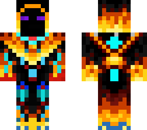 The Upgraded Fire Element | Minecraft Skin