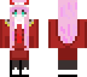 Zero Two skin :) | Minecraft Skin