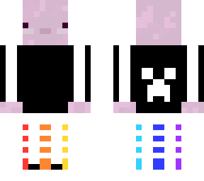 axolotl cute minecraft skin creeper pink mob weeb | Minecraft Skins