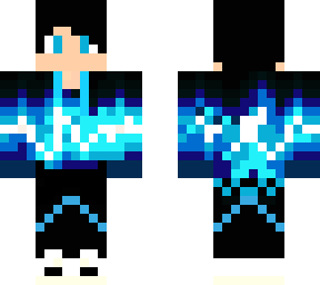 blue lightning | Minecraft Skin