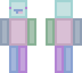 Colorblock Skeppy! | Minecraft Skin