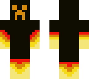 fire creeper | Minecraft Skin