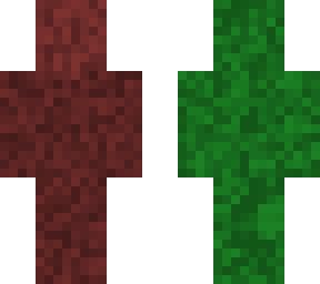 Grass Block Head | Minecraft Skin