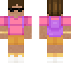 Green-Eyed Dora Man | Minecraft Skin