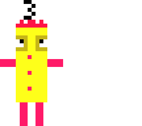 numberblock 3 | Minecraft Skin