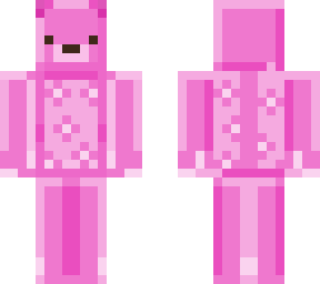 Pink Gummy Bear | Minecraft Skins