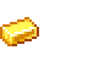 Gold Ingot Minecraft Pixel Art