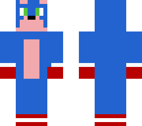 sonic minecraft | Minecraft Skins