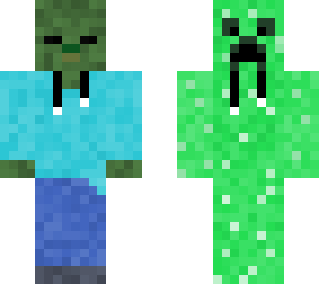 ZOMbie-creePER | Minecraft Skin